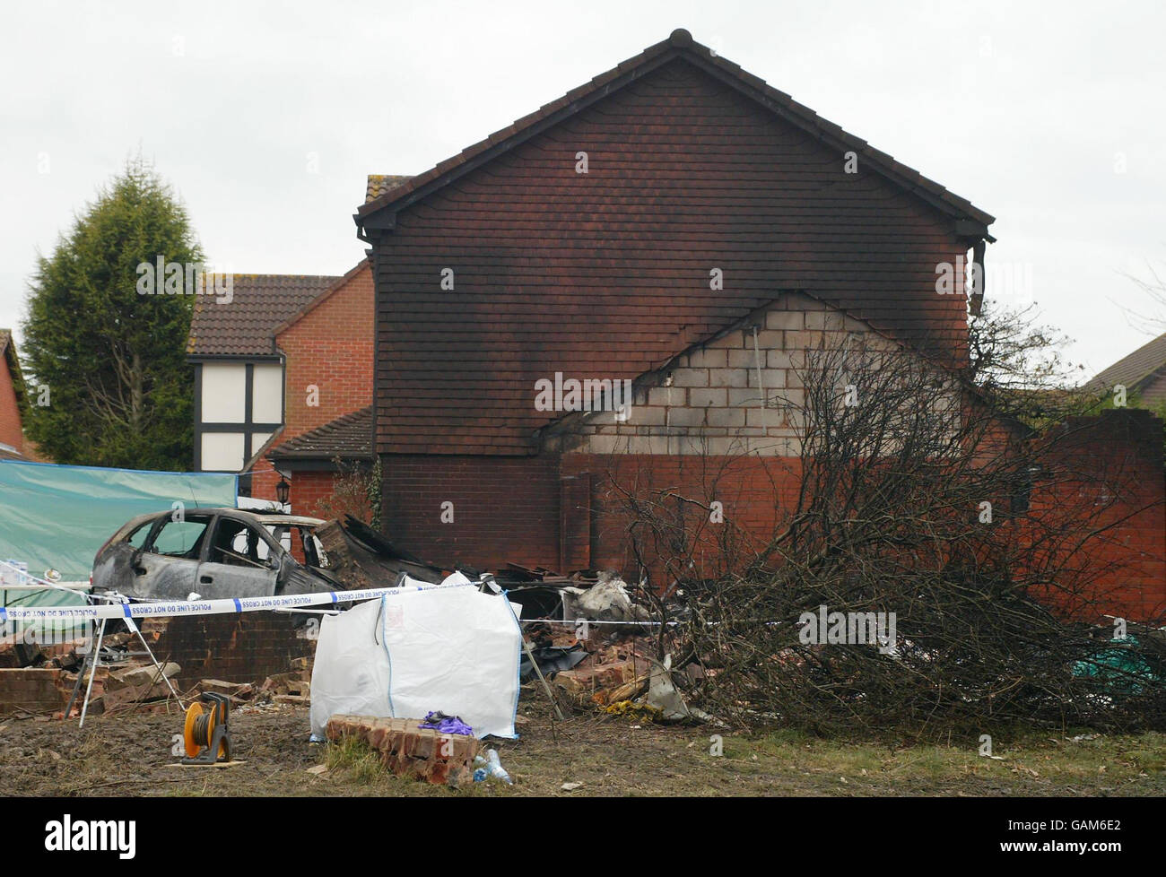 Kent plane crash Stock Photo - Alamy