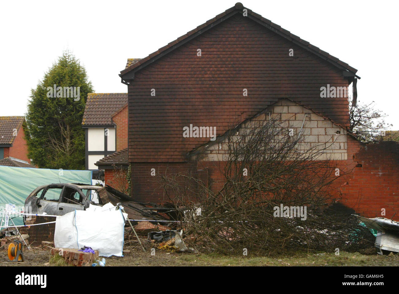 Kent plane crash Stock Photo - Alamy