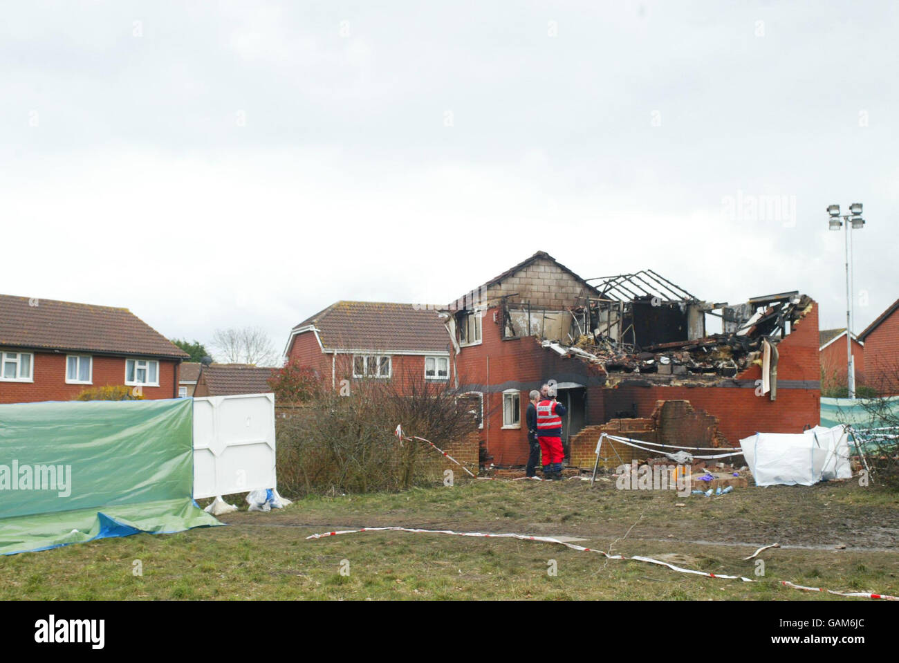 Kent plane crash Stock Photo - Alamy