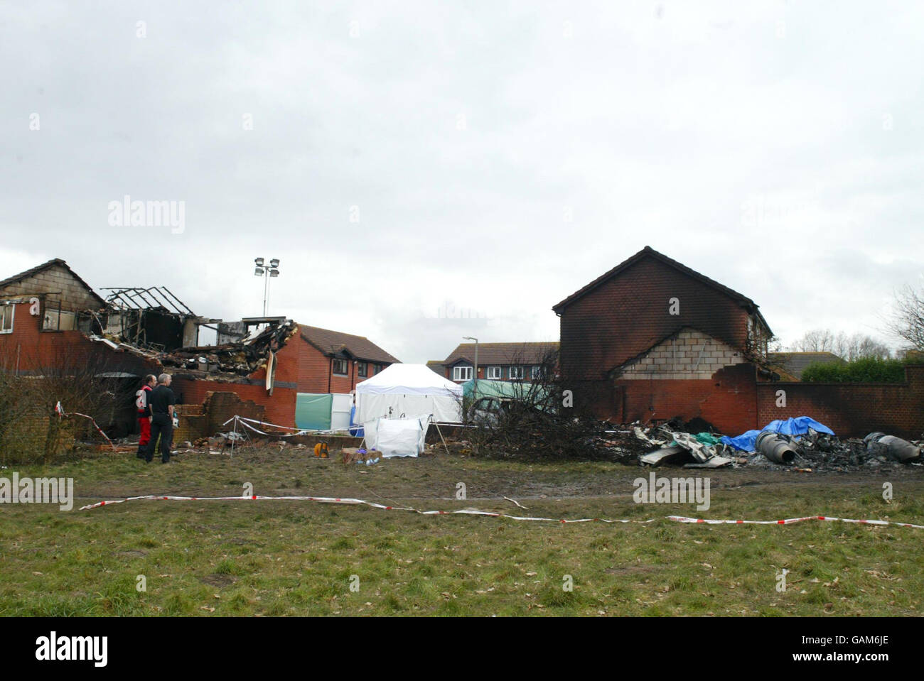 Kent plane crash Stock Photo - Alamy