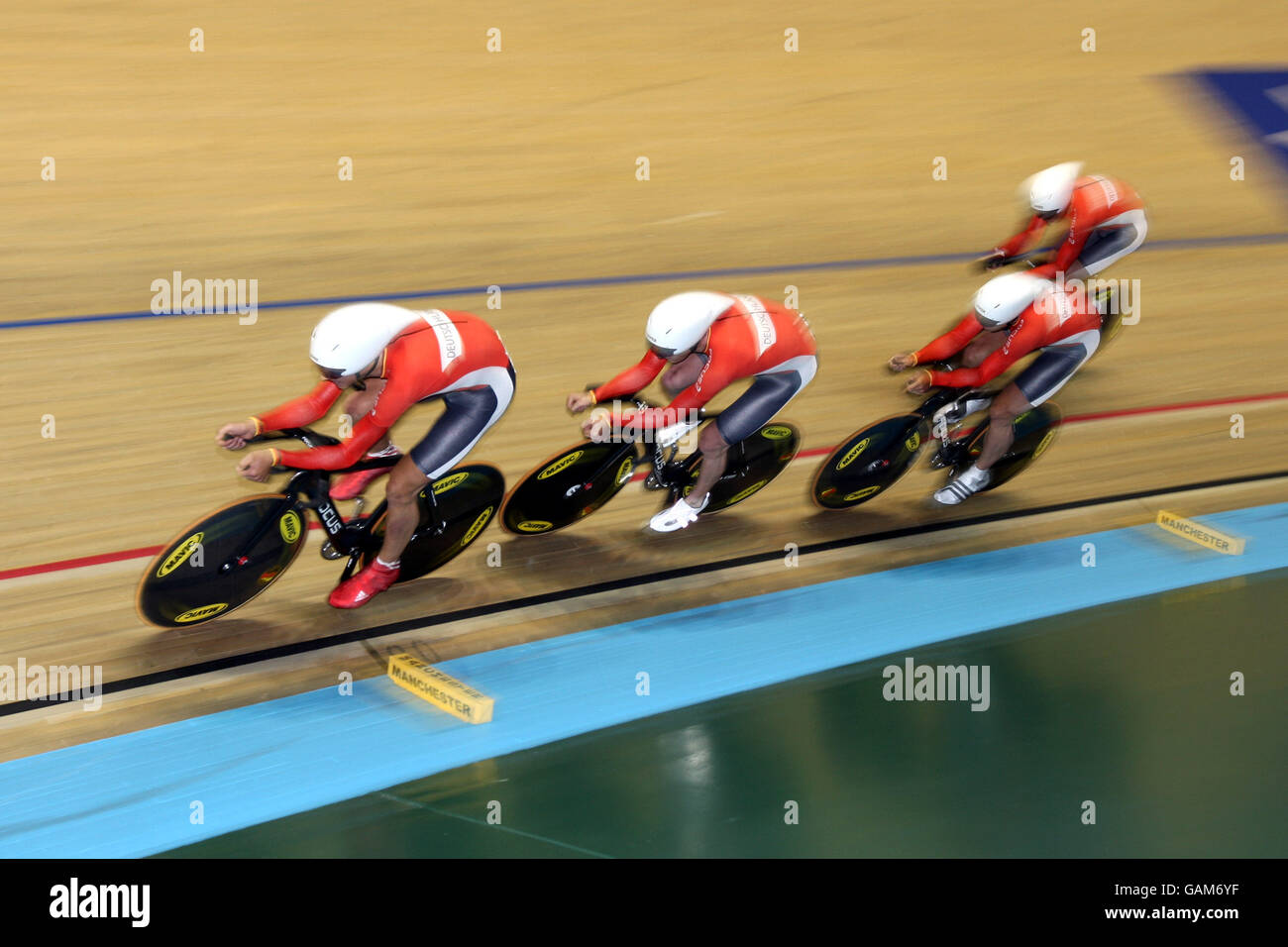 Germany's Robert Bartko, Daniel Becke, Henning Bommel and Patrick ...