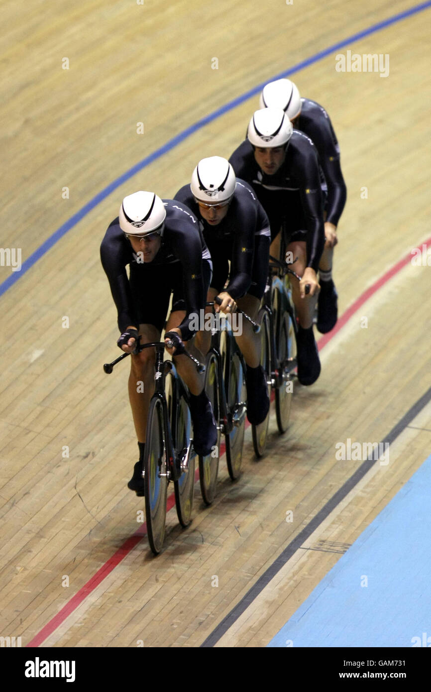 New Zealand's Sam Bewley, Westley Gough, Hayden Roulston and Marc Ryan ...