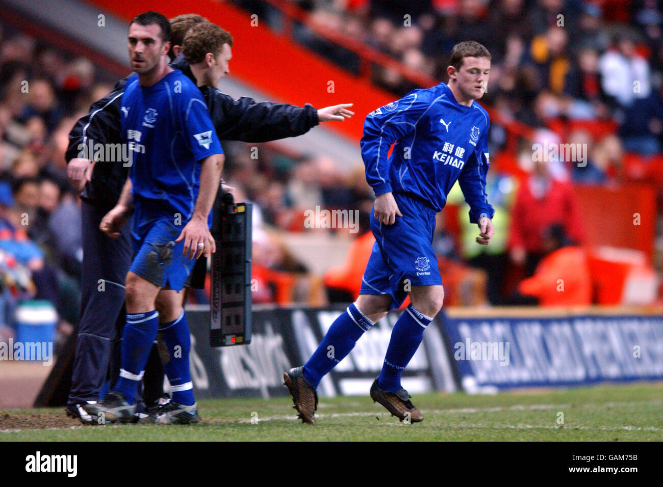 L r evertons wayne rooney hi-res stock photography and images - Alamy