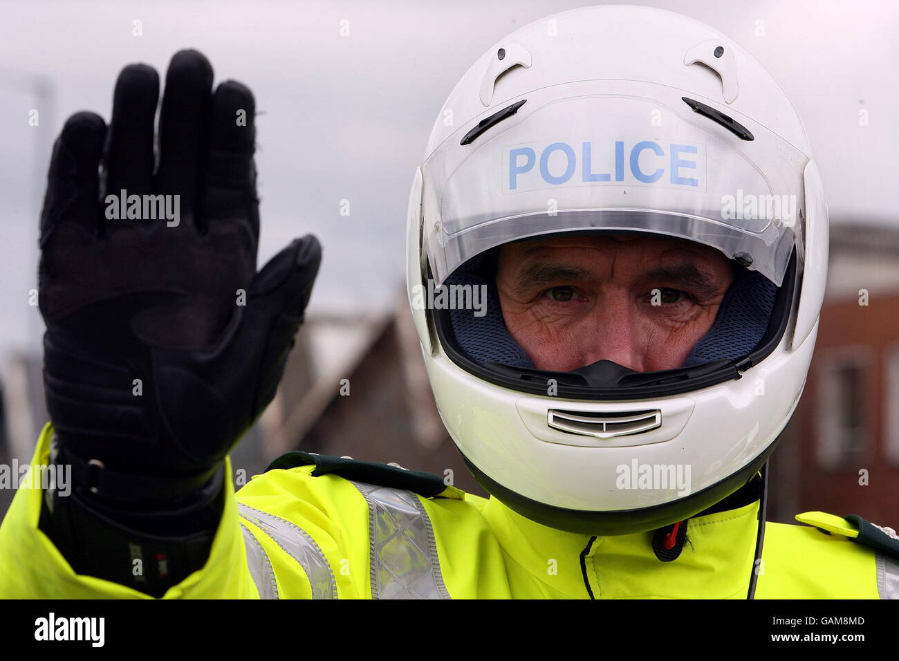 Inspector gary mccomb psni new motorcycle support team hi-res stock ...