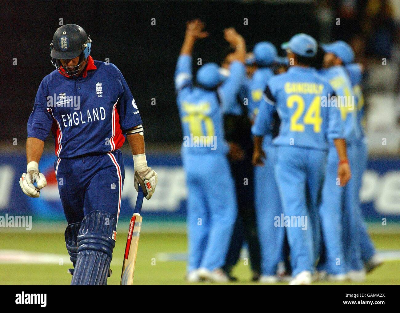 Cricket - World Cup 2003 - England v India Stock Photo - Alamy