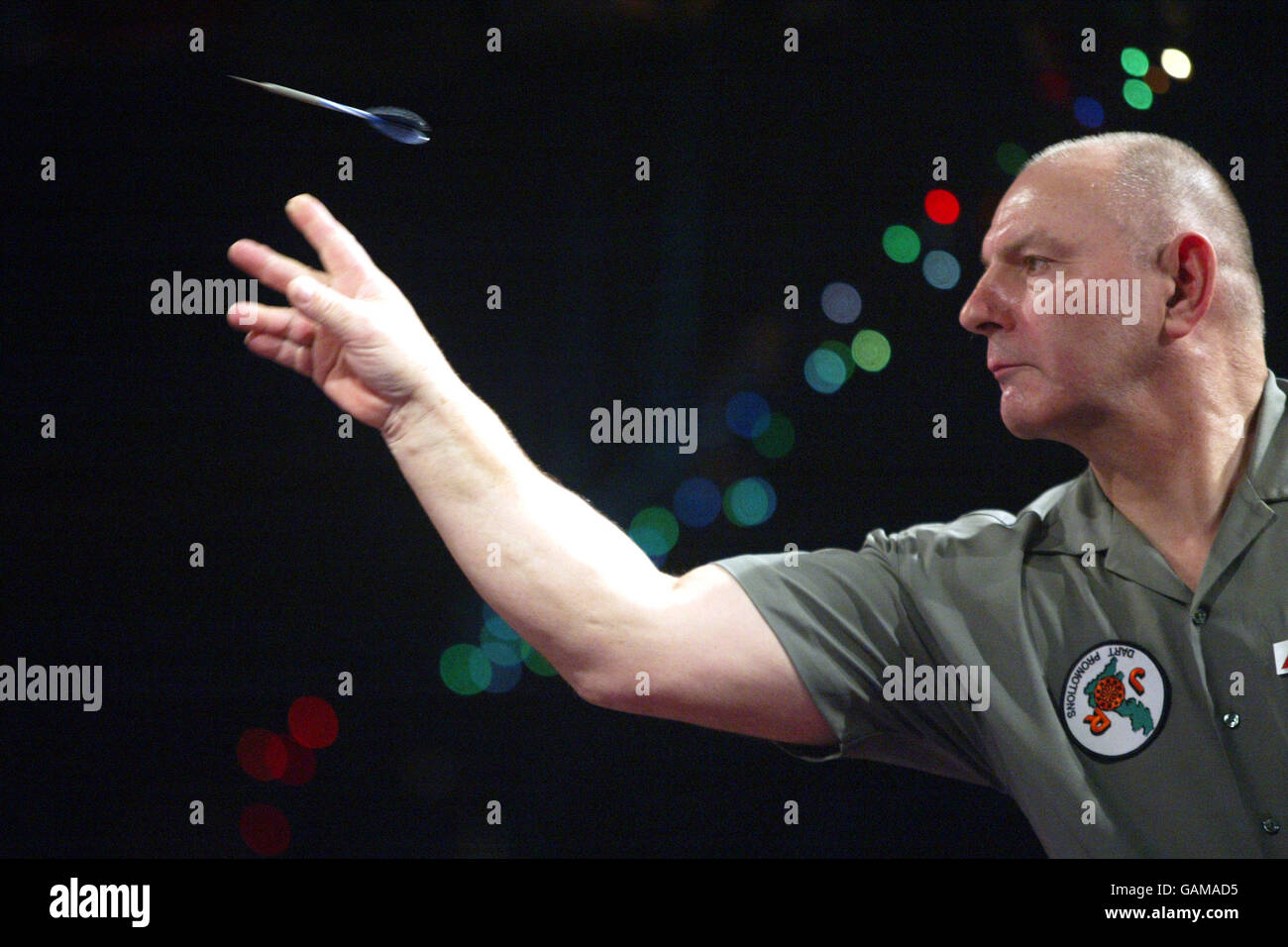 Reg harding in action against kevin painter hi-res stock photography ...