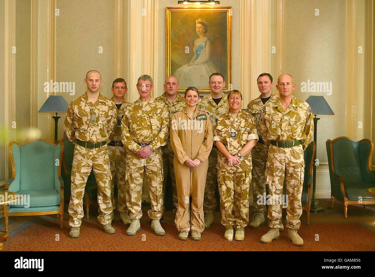Recipients of Armed Forces Awards meet the media at the RAF Club, in ...