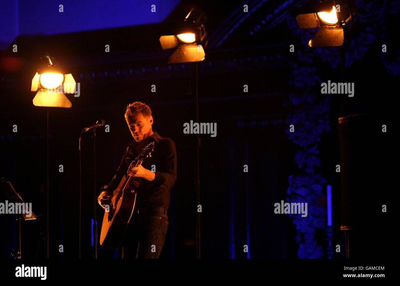 Bryan Adams in concert - London Stock Photo - Alamy