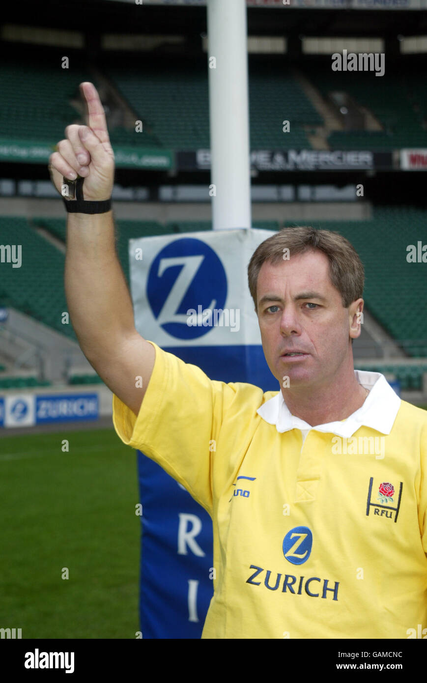 Rugby Union - Referee Signals Stock Photo - Alamy