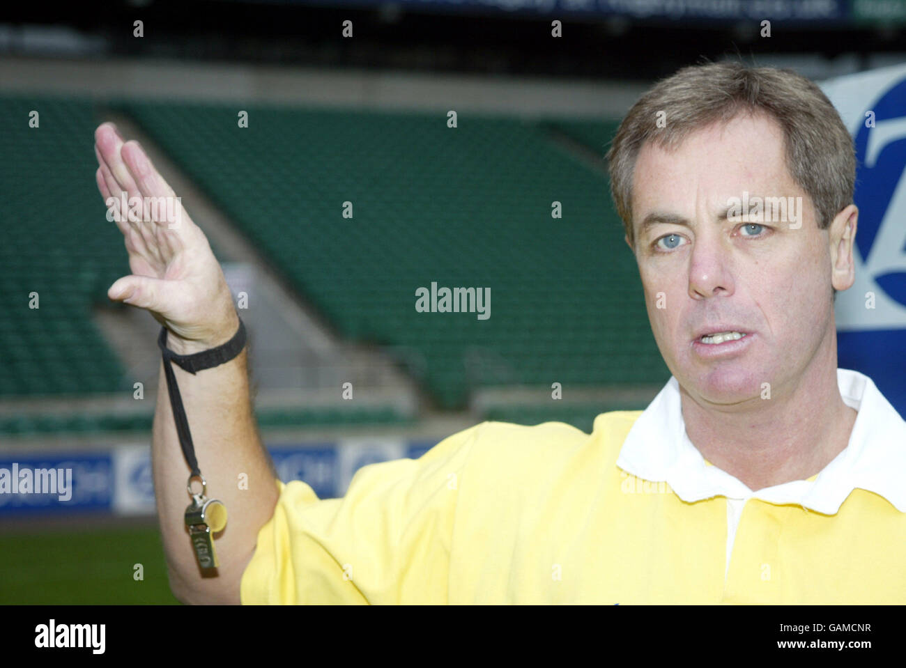 Rugby Union - Referee Signals Stock Photo - Alamy