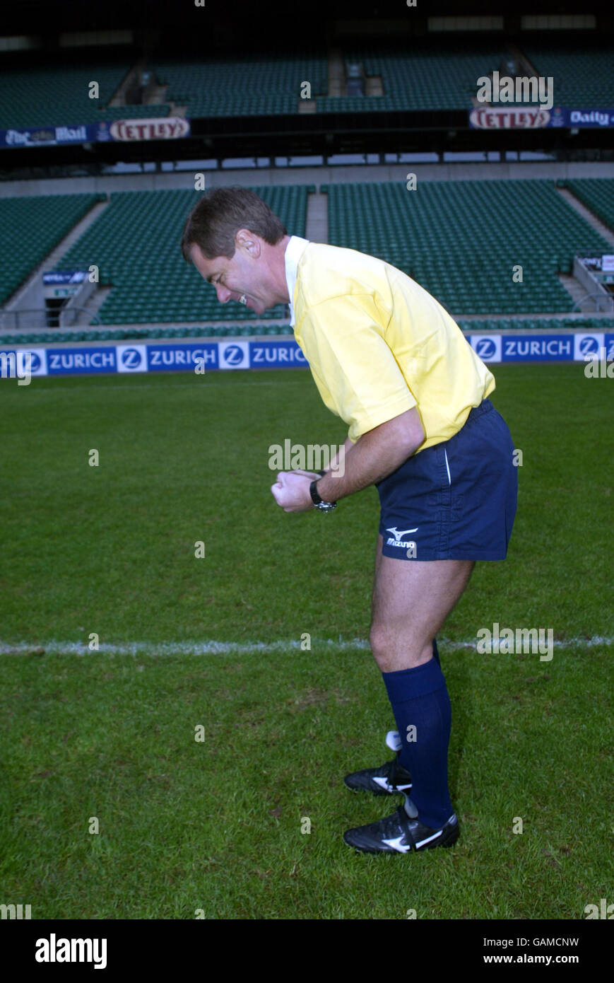 Rugby Union - Referee Signals Stock Photo - Alamy