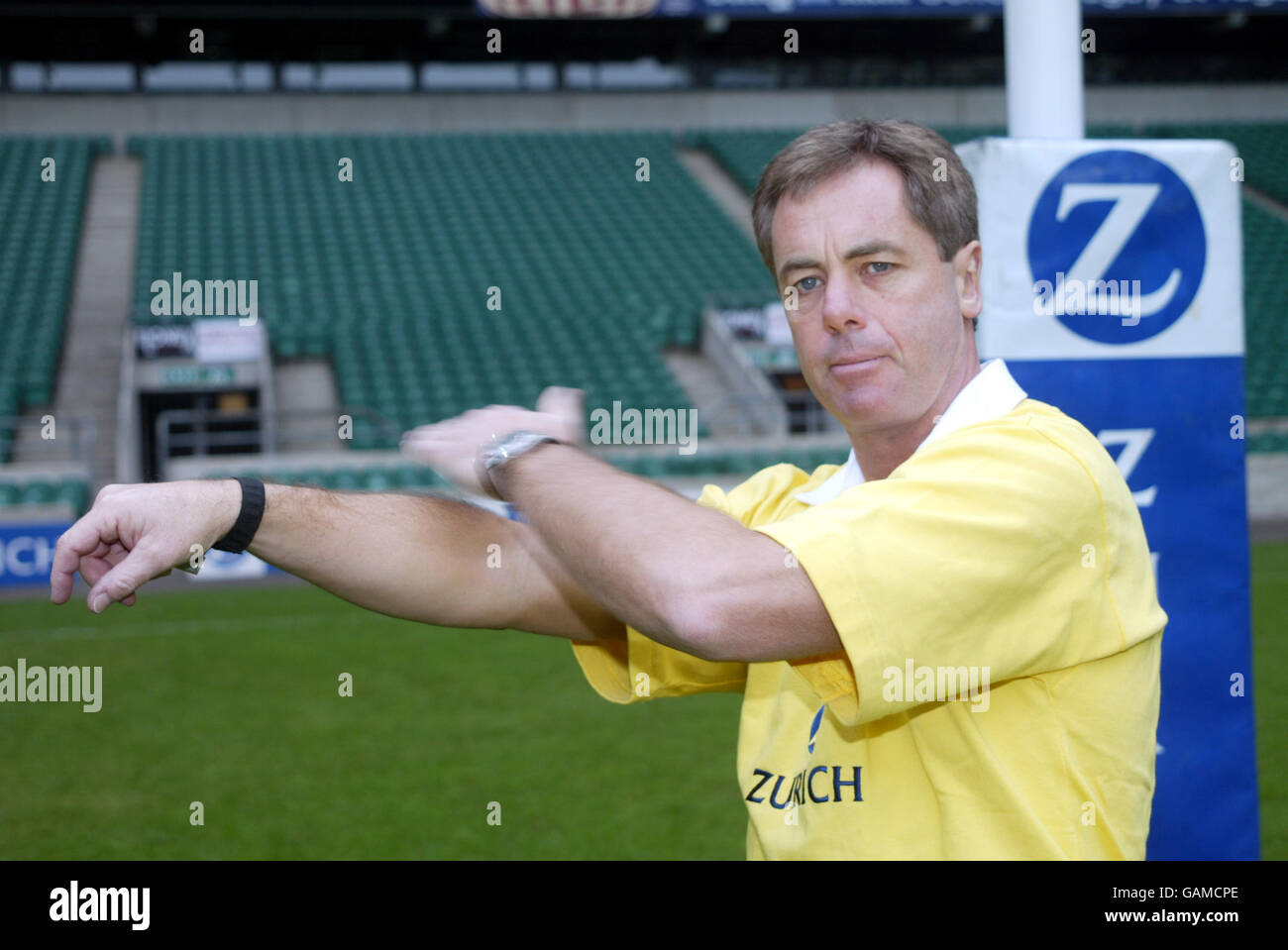 Rugby Union - Referee Signals Stock Photo - Alamy