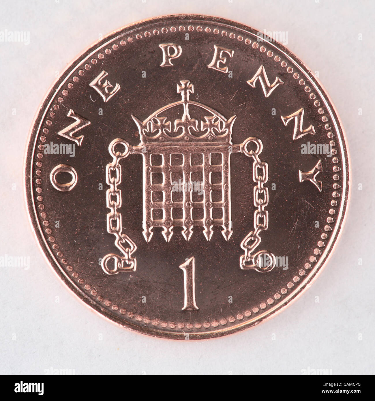 1 pence coin hi-res stock photography and images - Alamy