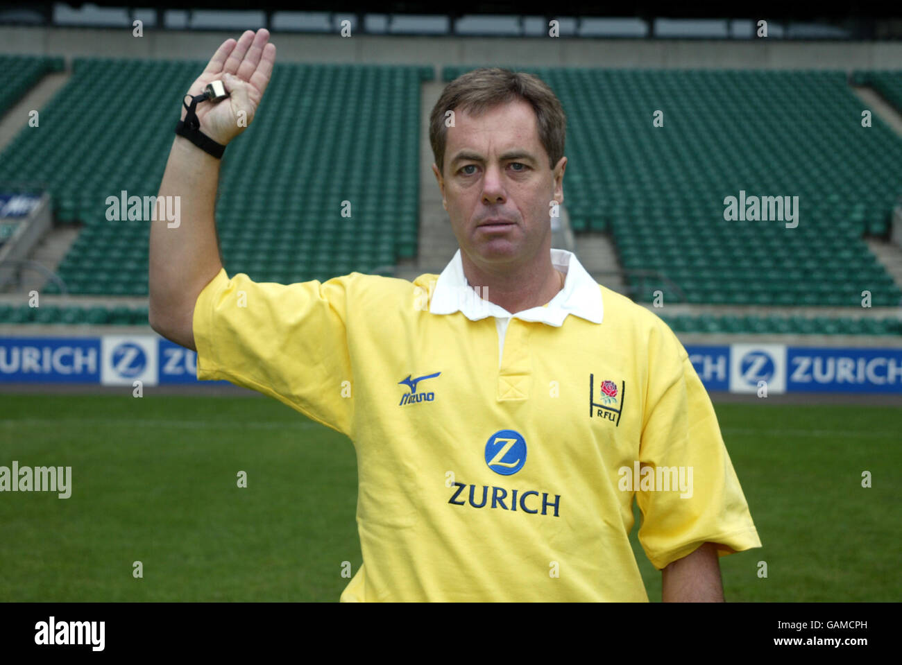 Rugby Union - Referee Signals Stock Photo - Alamy
