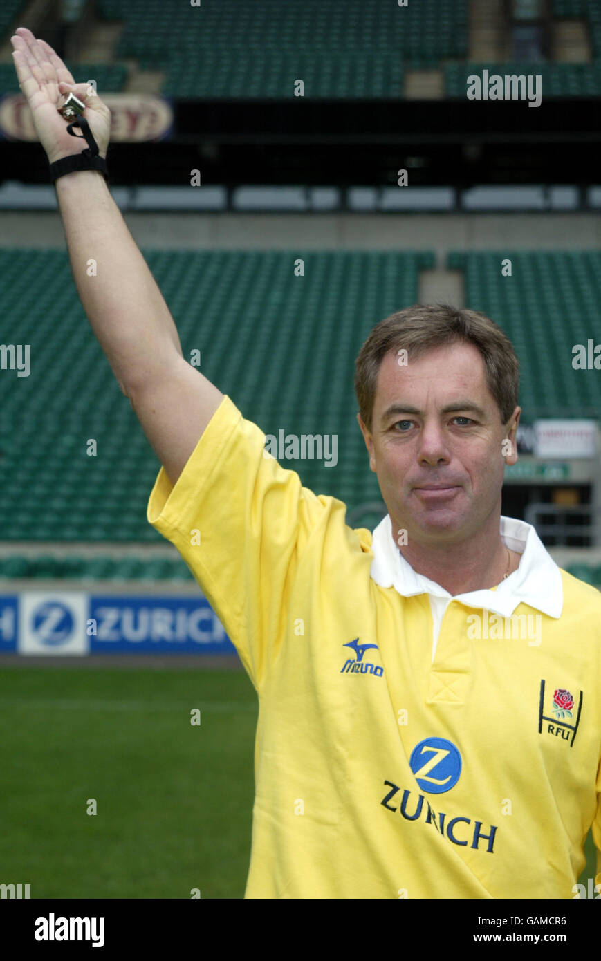 Rugby Union - Referee Signals Stock Photo - Alamy