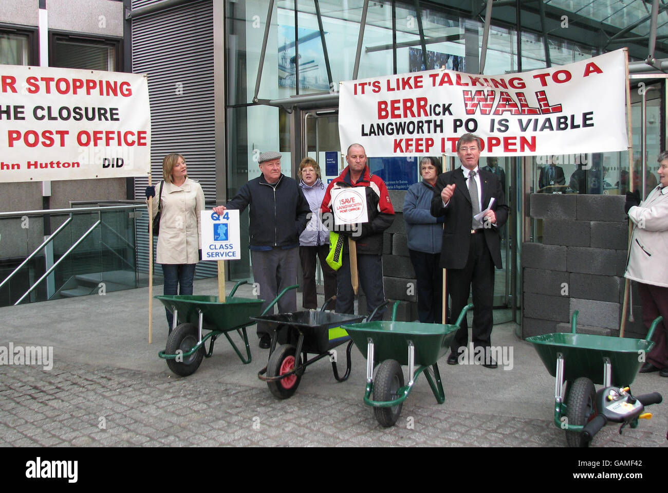 Post Office Protest Stock Photo - Alamy
