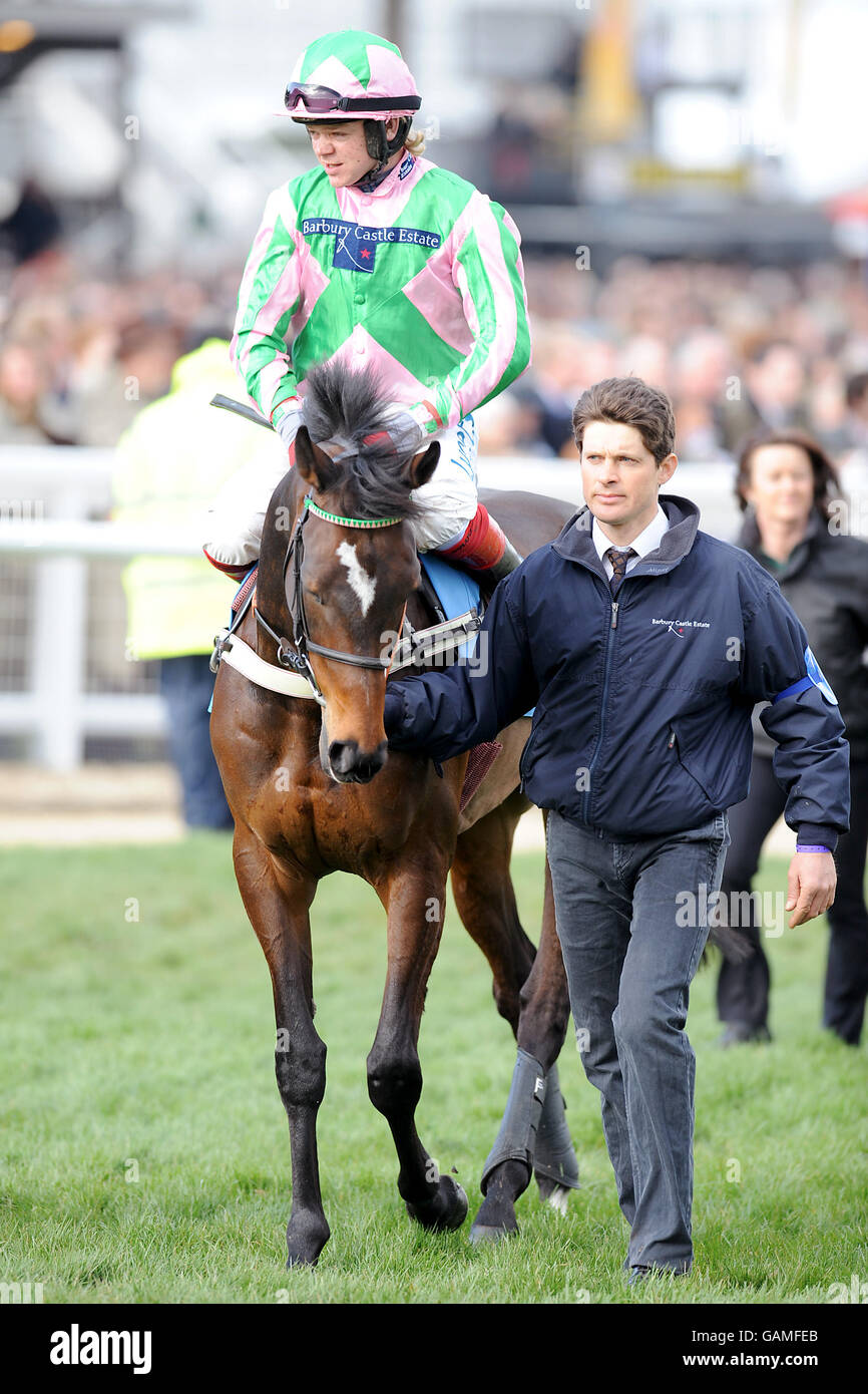 Jockey Robert Thornton celebrates after winning the Smurfit Kappa ...