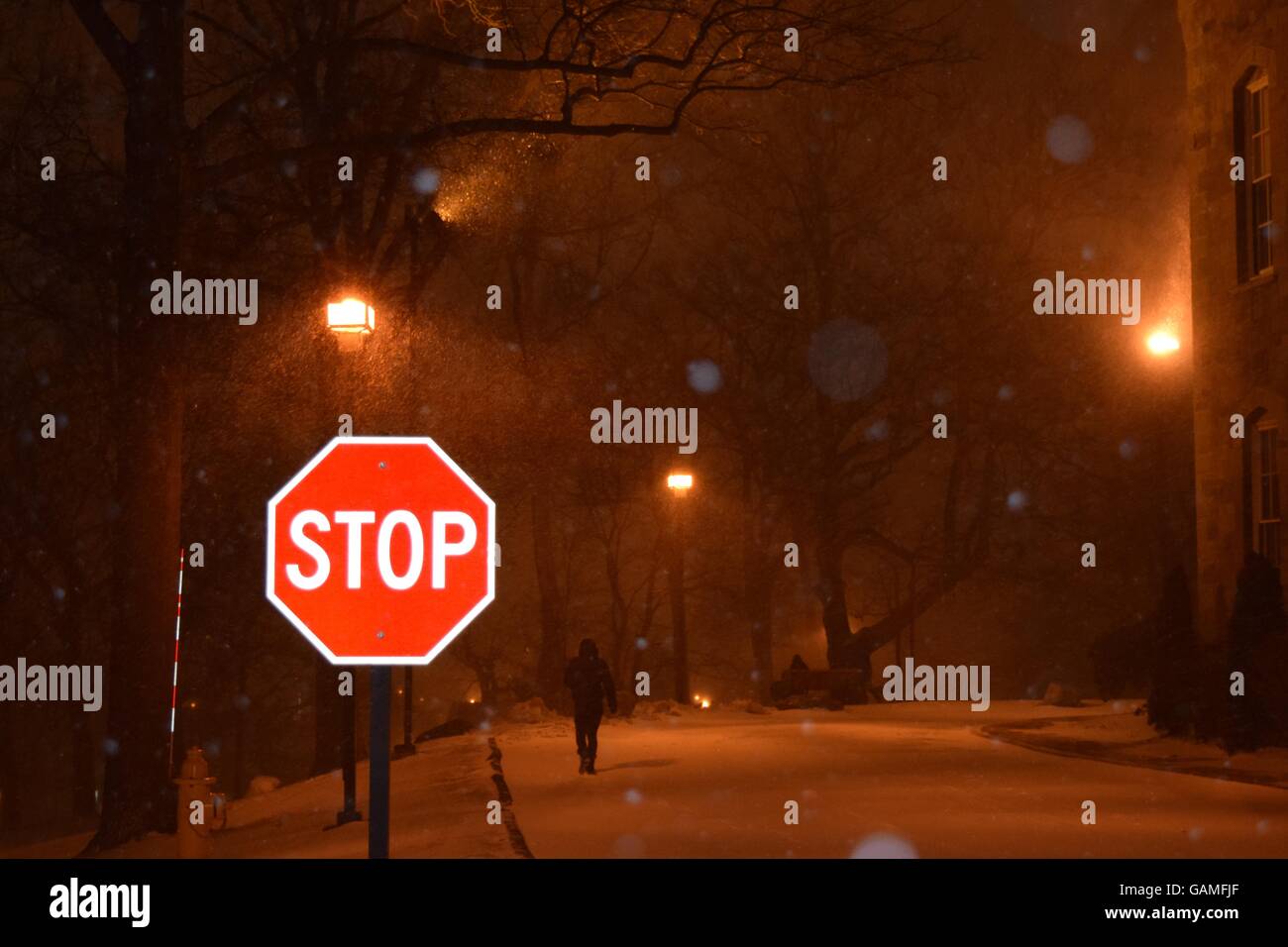 Snow Stop High Resolution Stock Photography and Images - Alamy