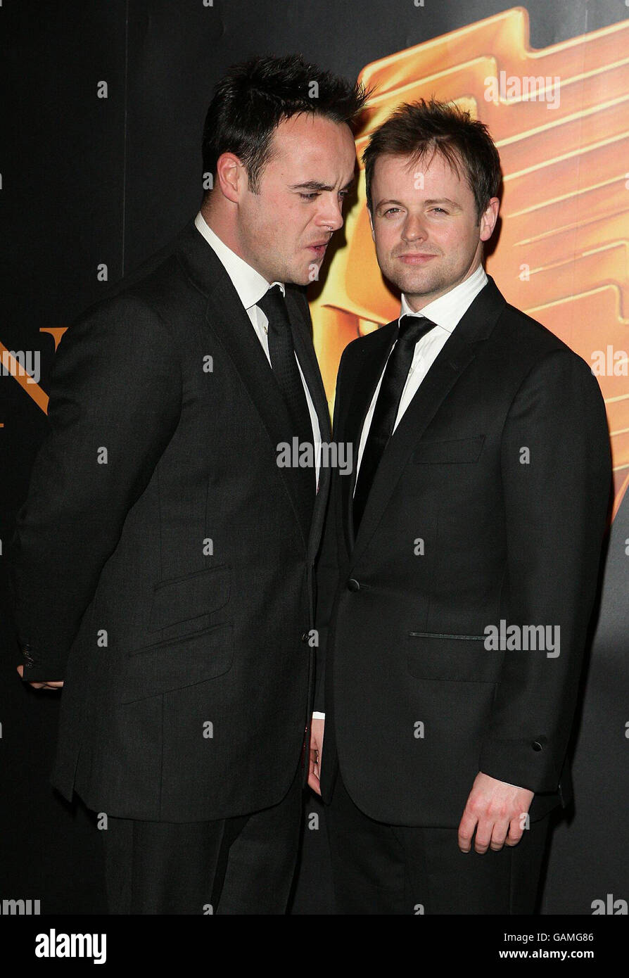 Ant and Dec arrive at the Royal Television Society Programme Awards ...