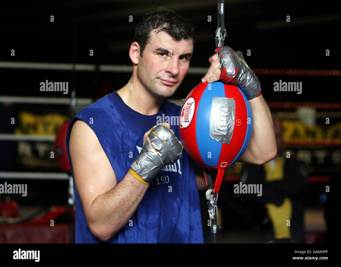 Boxing - Joe Calzaghe Open Workout - Abercarn Stock Photo - Alamy