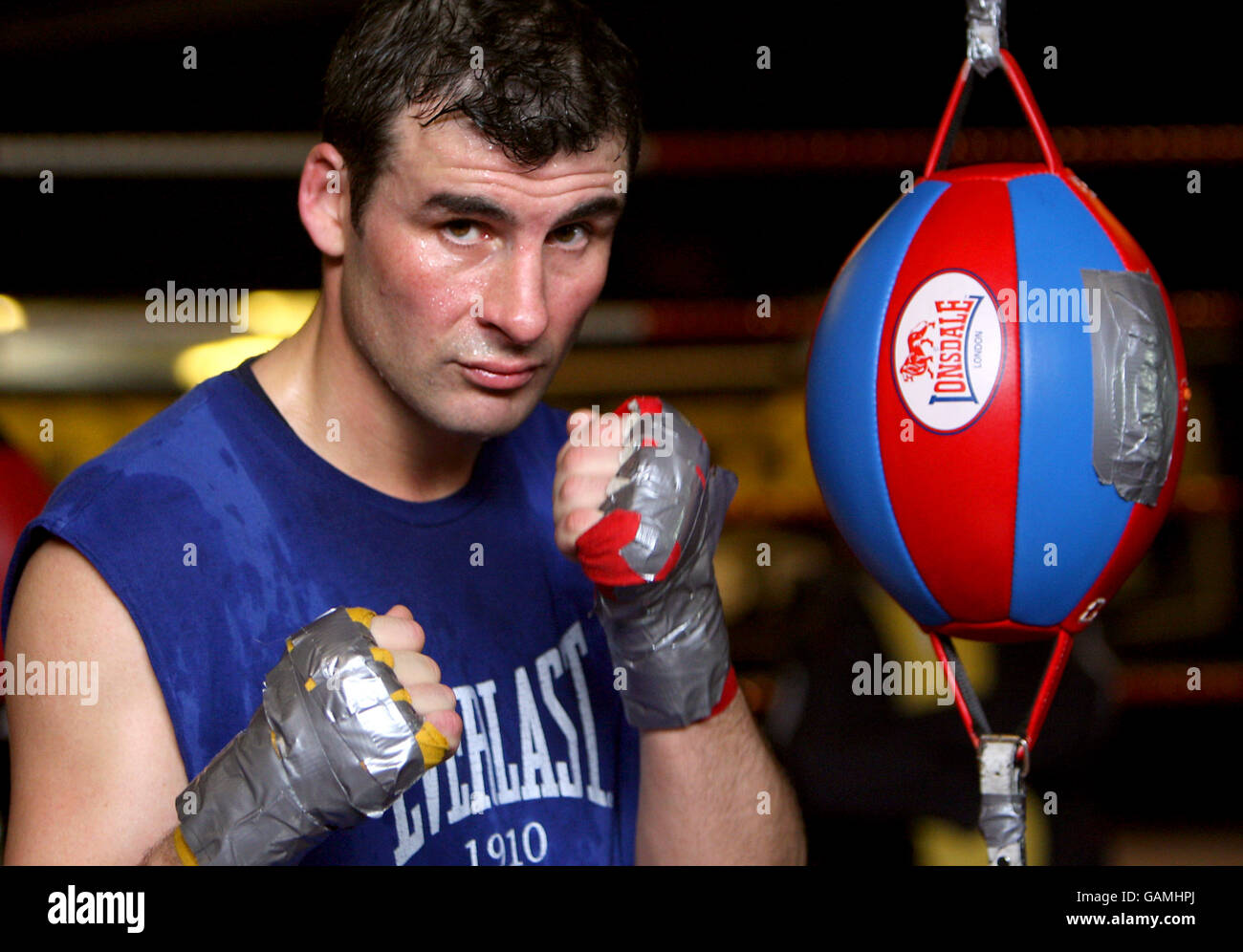Boxing - Joe Calzaghe Open Workout - Abercarn Stock Photo - Alamy