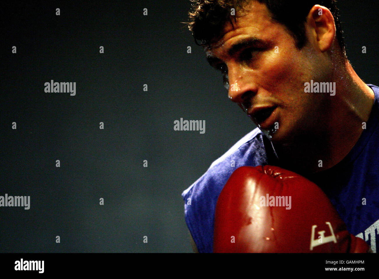 Boxing - Joe Calzaghe Open Workout - Abercarn Stock Photo - Alamy