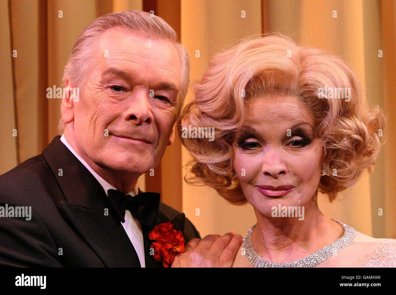 Frank Barrie as Noel Coward and Kate O'Mara as Marlene Dietrich in the ...
