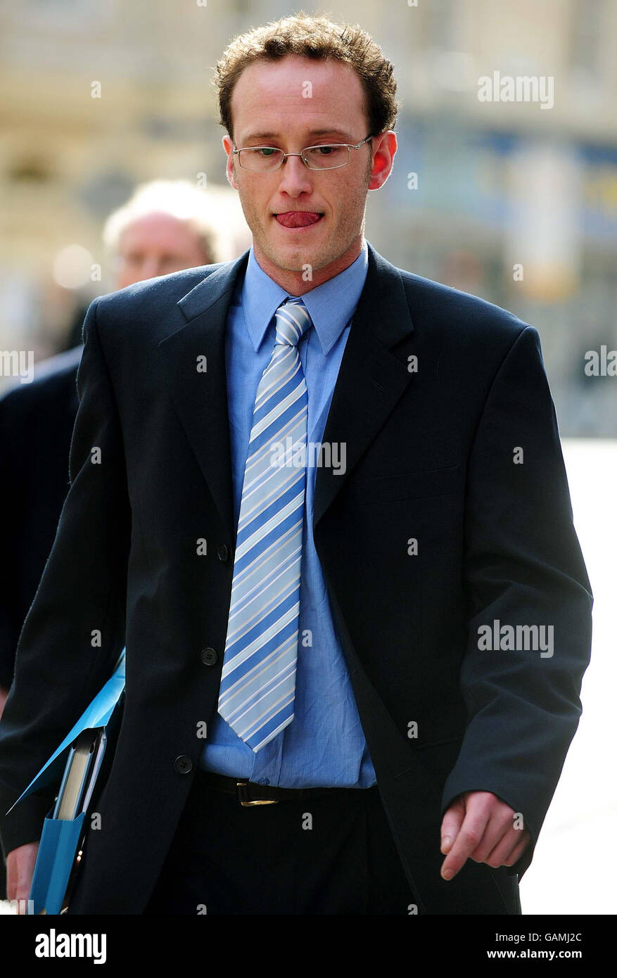 Michael Hurst arriving at Birmingham Magistrates Court Stock Photo - Alamy
