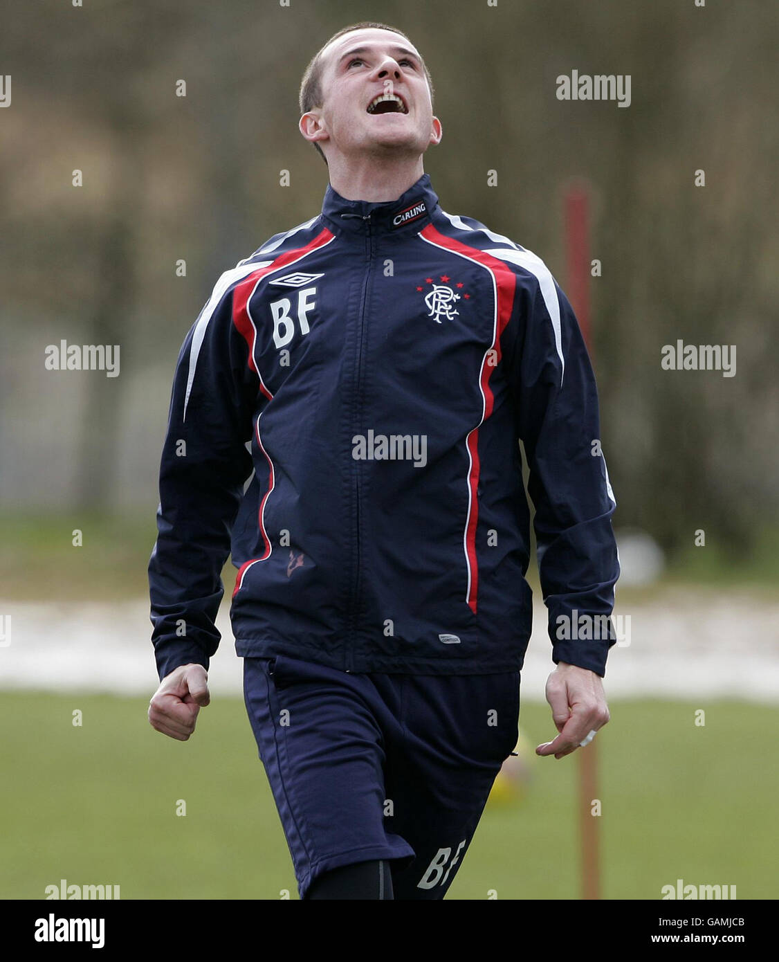Soccer - Rangers Training - Murray Park. Rangers Barry Ferguson during ...
