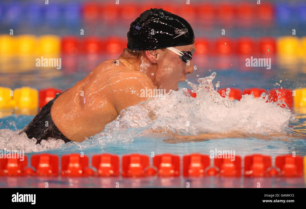 Simon Birch on his way to winning the men's open 200m IM final Stock ...