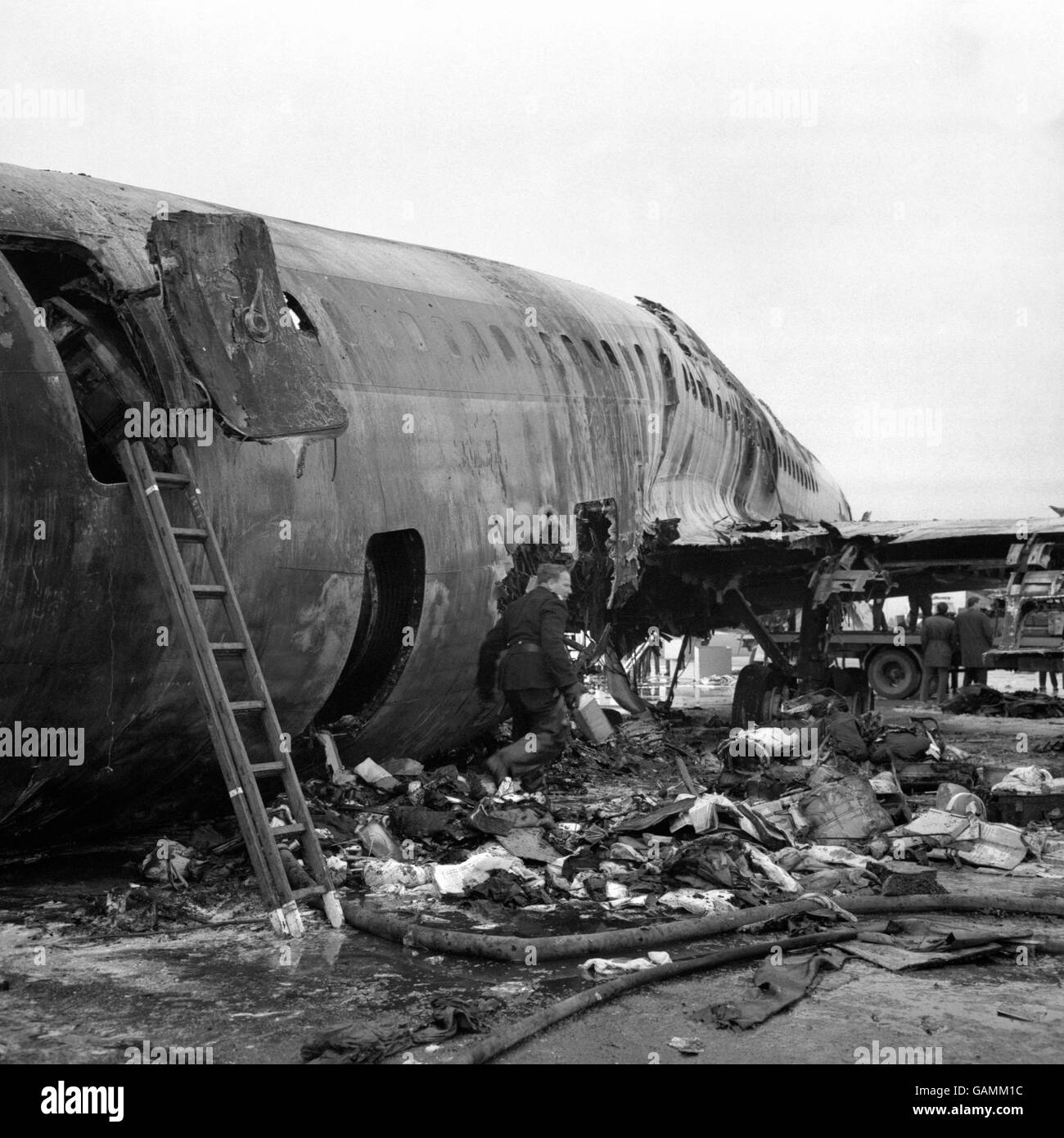 Disasters - Boeing 707 Heathrow Crash Stock Photo - Alamy