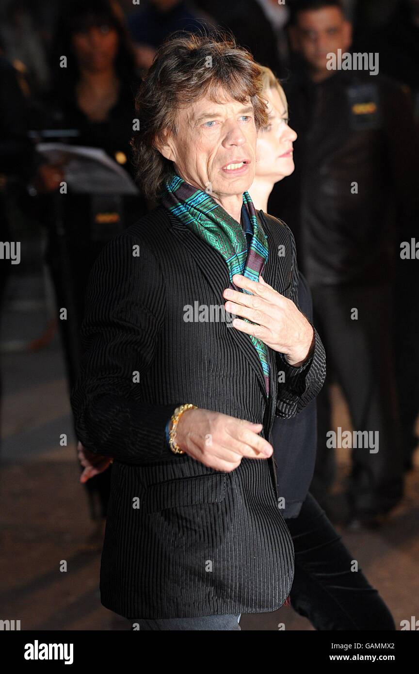 Mick Jagger of The Rolling Stones arrives for the UK Film Premiere of ...