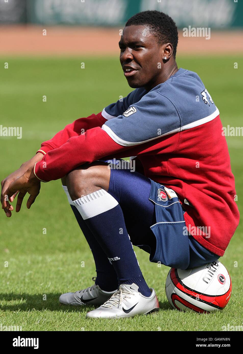 Football warm up pre match full length datacoapplies hi-res stock ...
