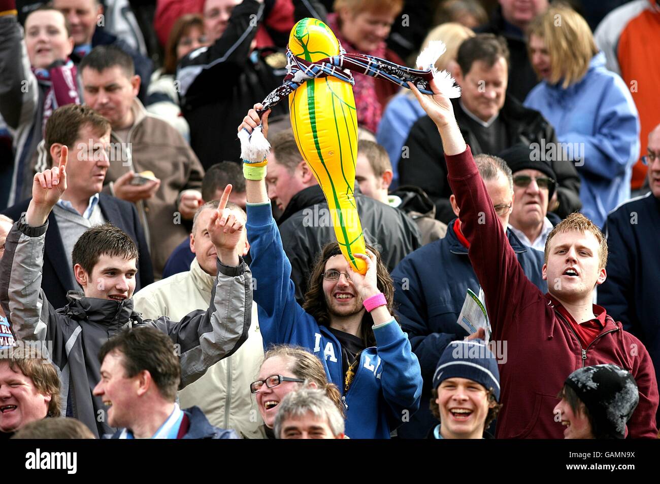 Soccer football fans inflatable hi-res stock photography and images - Alamy