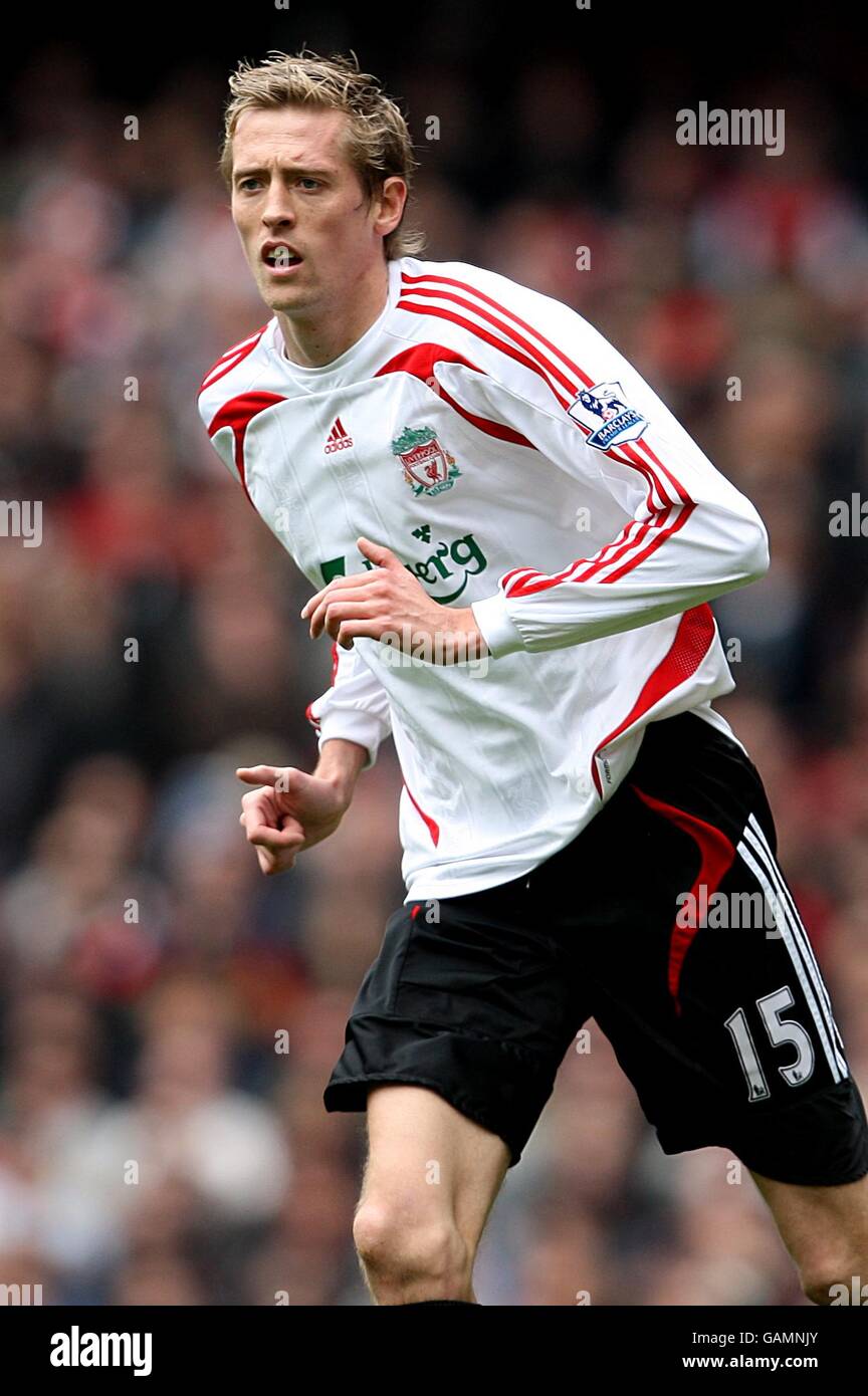 Peter crouch liverpool arsenal hi-res stock photography and images - Alamy