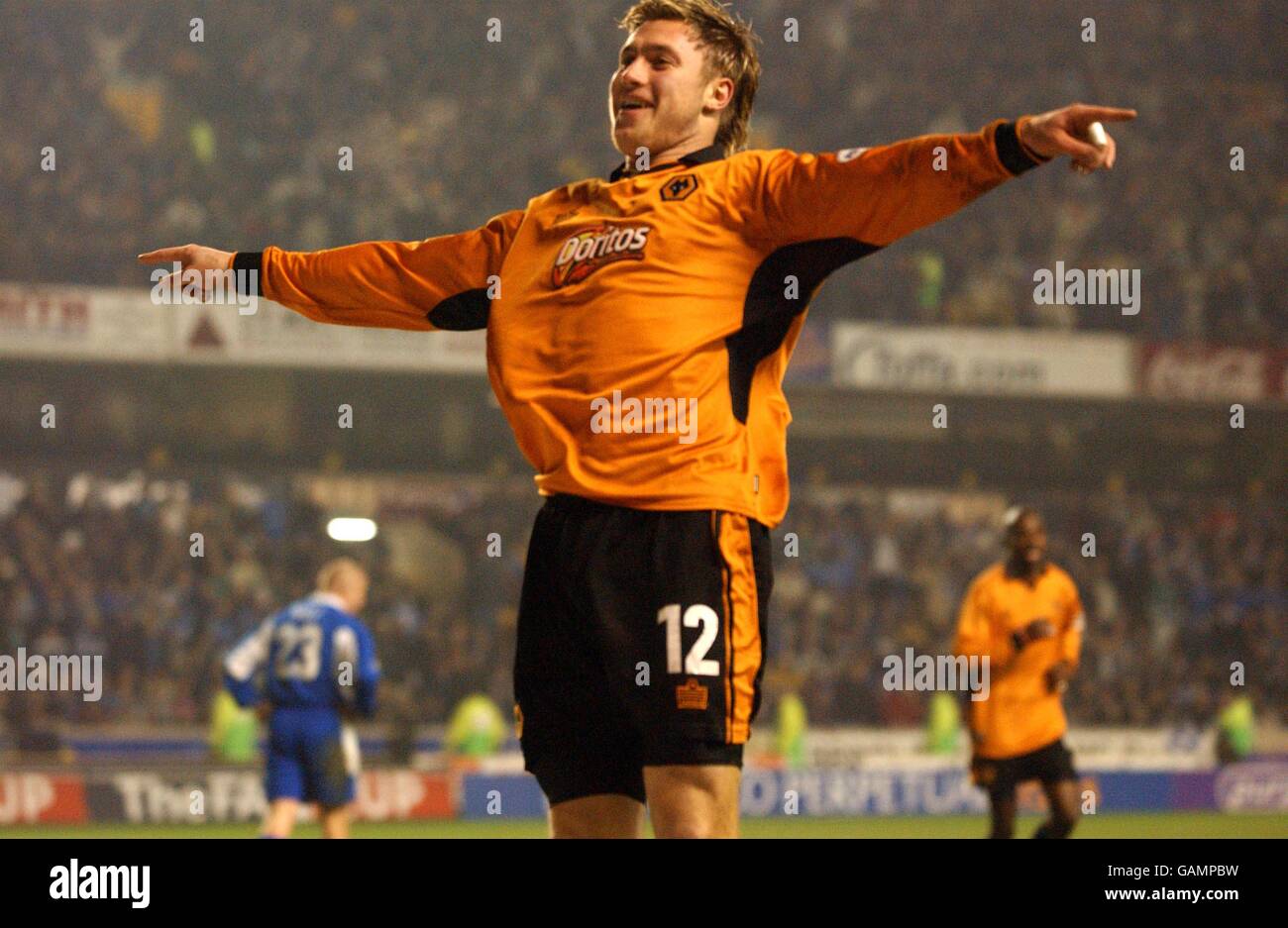 Wolverhampton Wanderers' Adam Proudlock celebrates scoring his teams ...