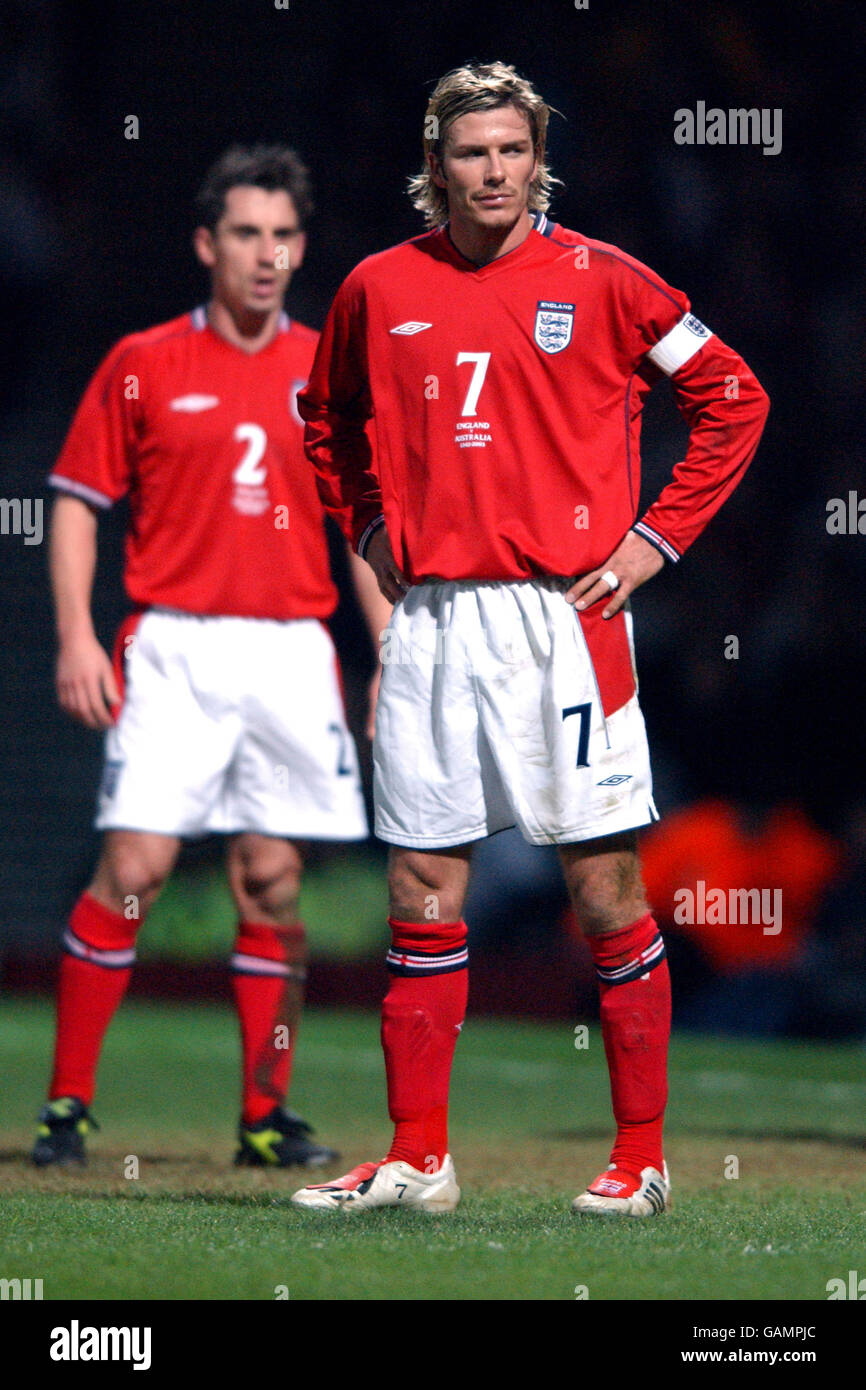 Soccer - International Friendly - England v Australia. David Beckham ...