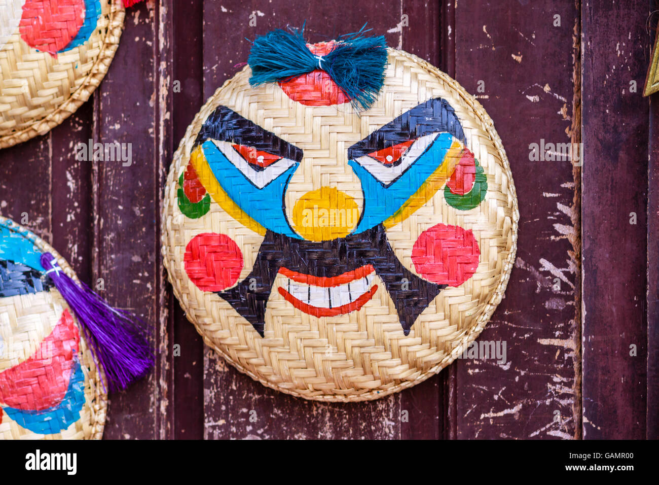 The mask nuanced sold on the streets in Hanoi, Vietnam Stock Photo - Alamy