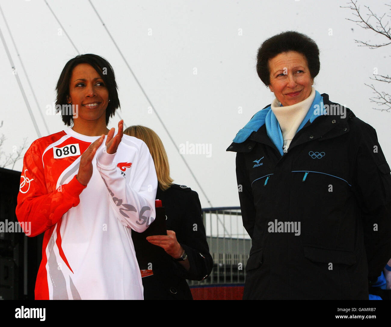 The Princess Royal, Princess Anne and British athlete Dame Kelly Holmes ...