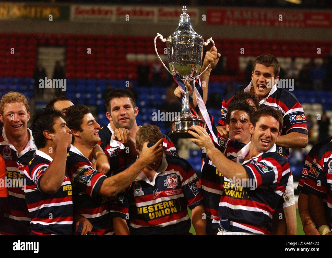 St helens celebrate winning the world club challenge trophy hi-res ... St helens celebrate winning the world club challenge trophy hi-res ...