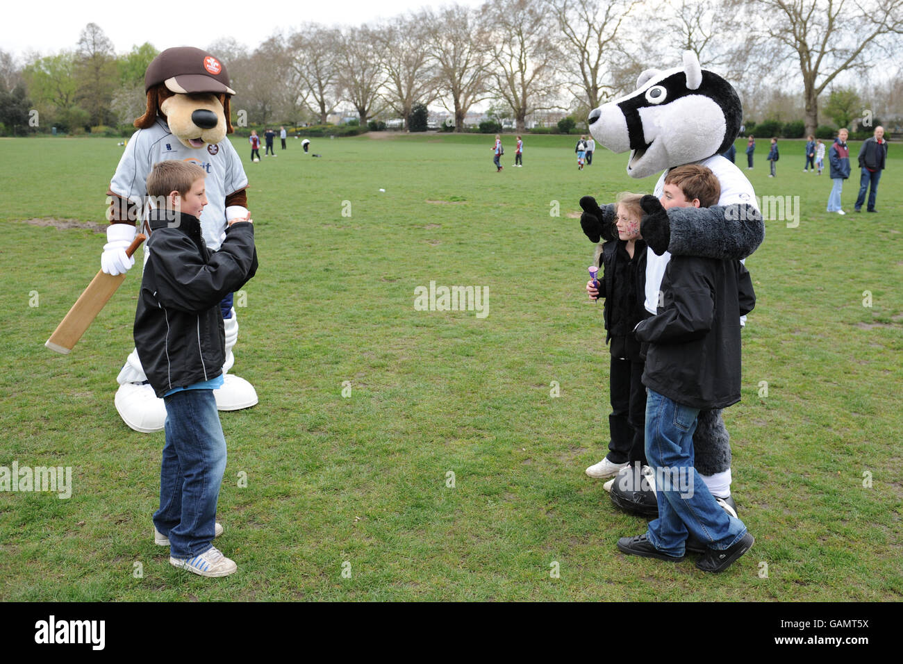 Activities taking place at the community awareness day Stock Photo - Alamy