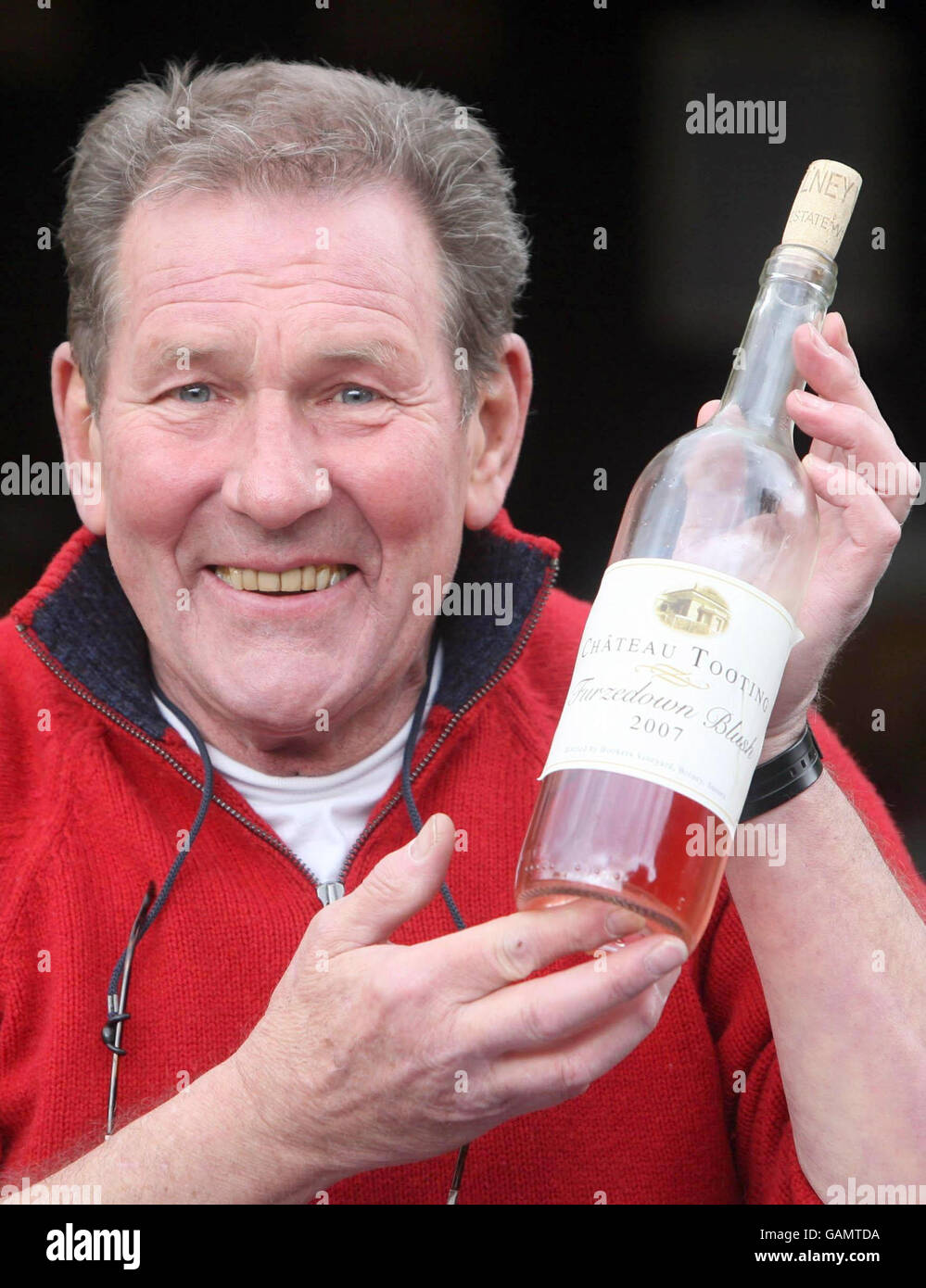 Stuart Mungall with his Chateau Tooting wine at his Garden Centre in ...