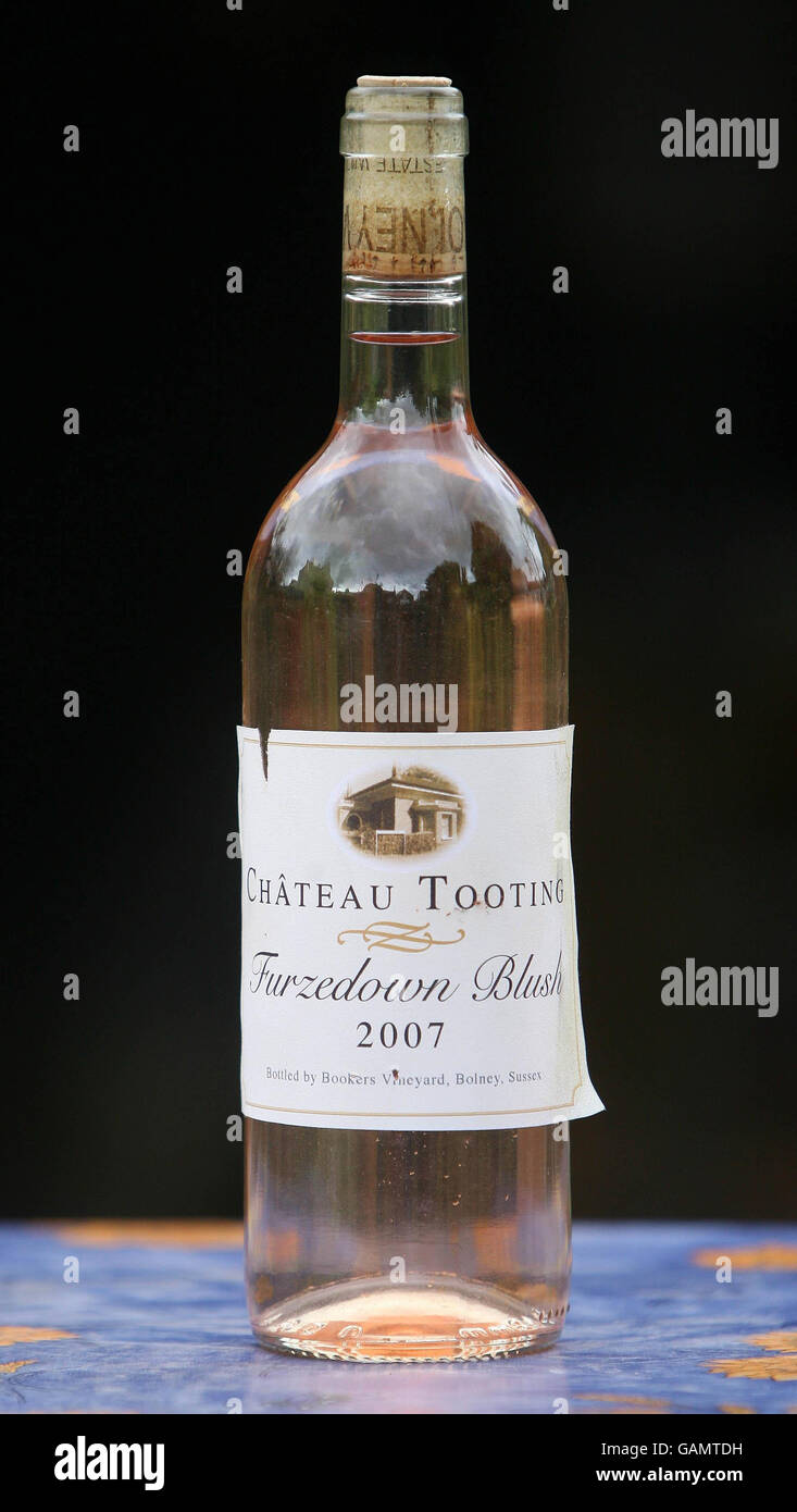 The South London wine, Chateau Tooting, which has been produced by ...