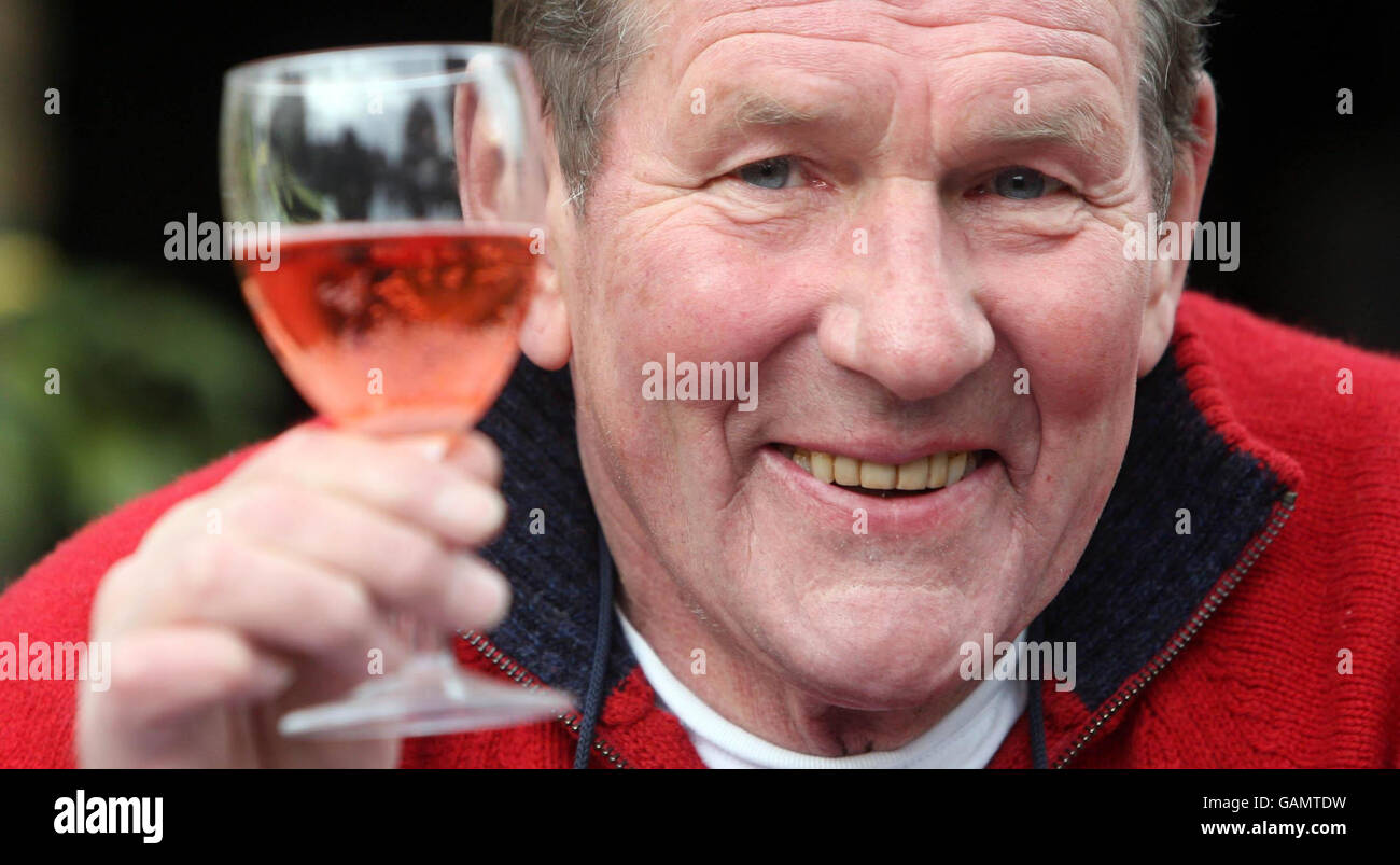 Stuart Mungall with his Chateau Tooting wine at his Garden Centre in ...