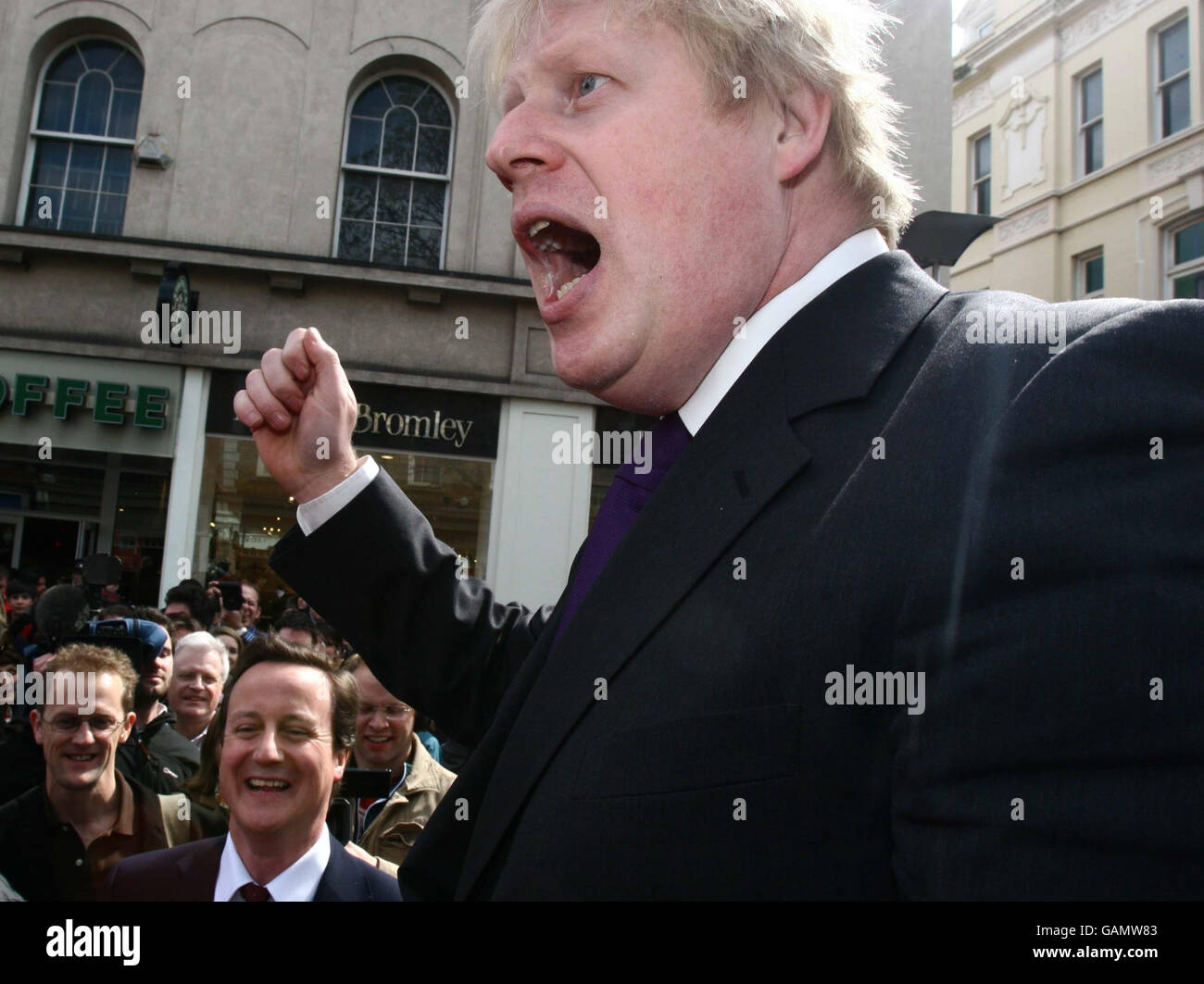 Cameron campaigns with boris hi-res stock photography and images - Alamy