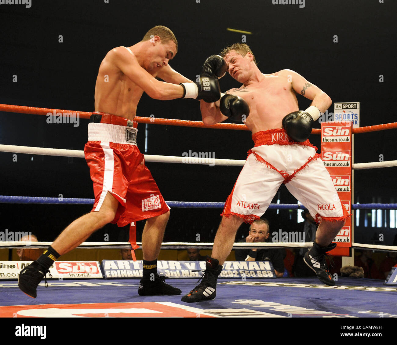 Boxing wbo lightweight eliminator costello david kirk bolton arena hi ...