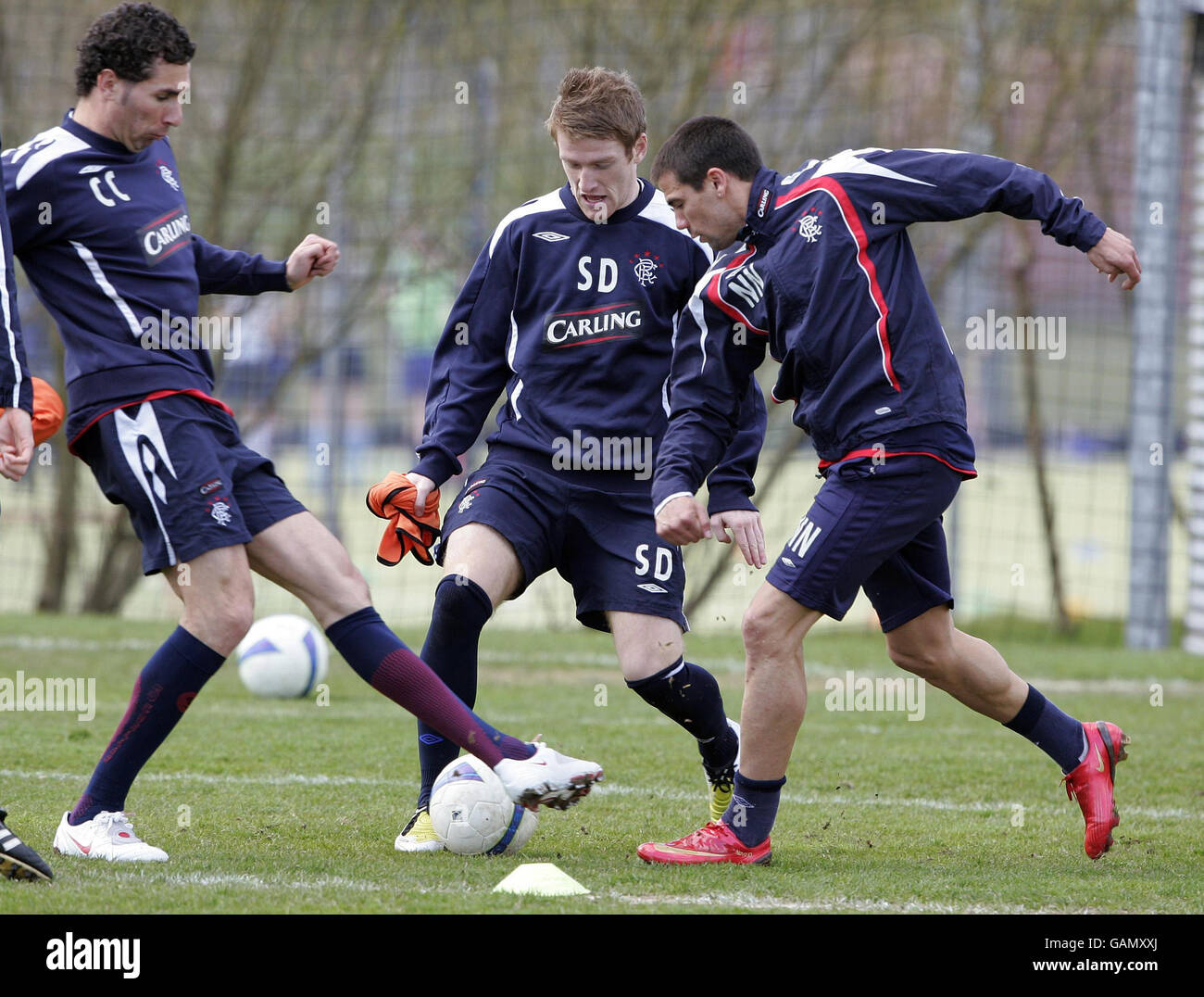 Soccer - Rangers Training Session - Murray Park Stock Photo - Alamy