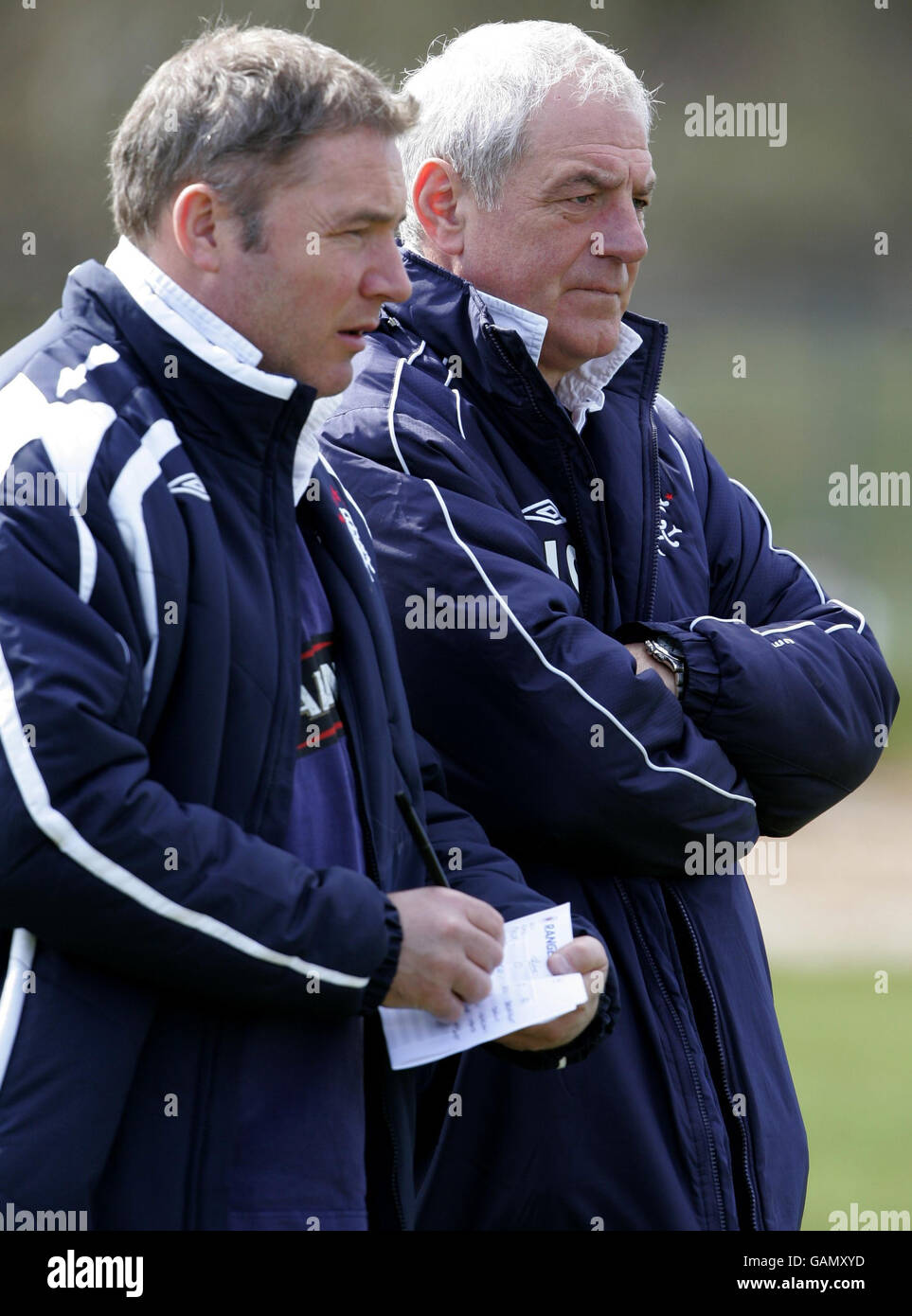 Soccer - Rangers Training Session - Murray Park Stock Photo - Alamy