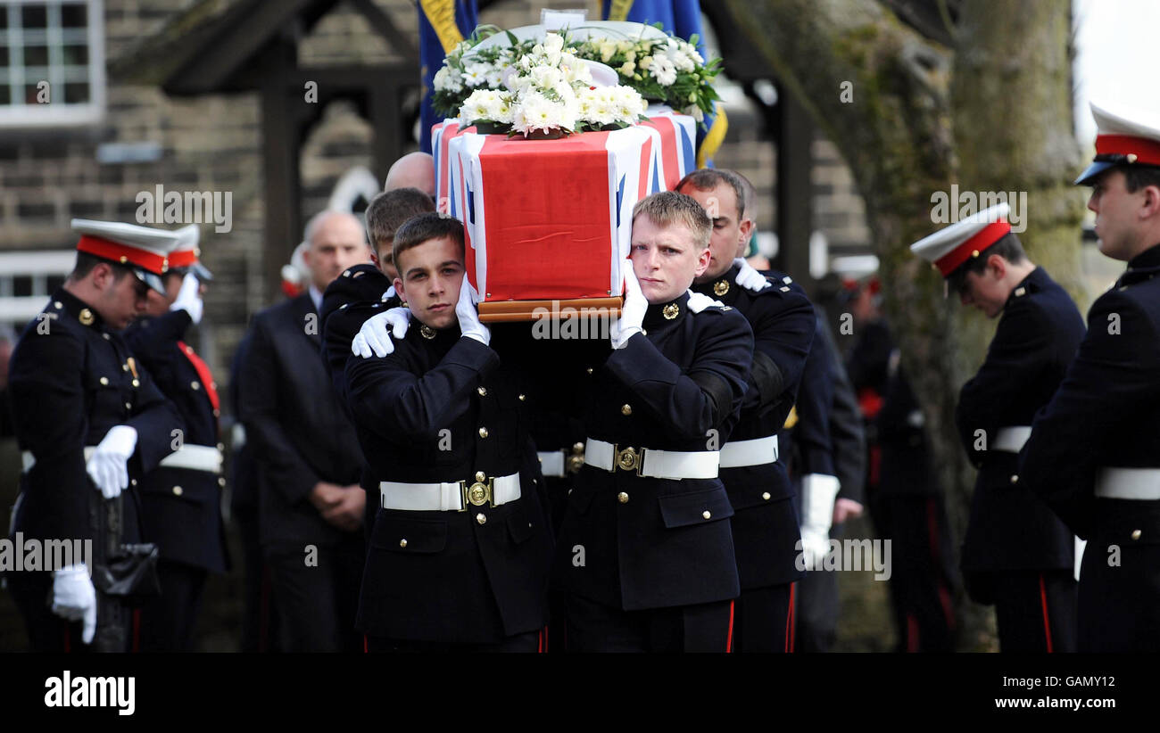 David Marsh funeral Stock Photo - Alamy