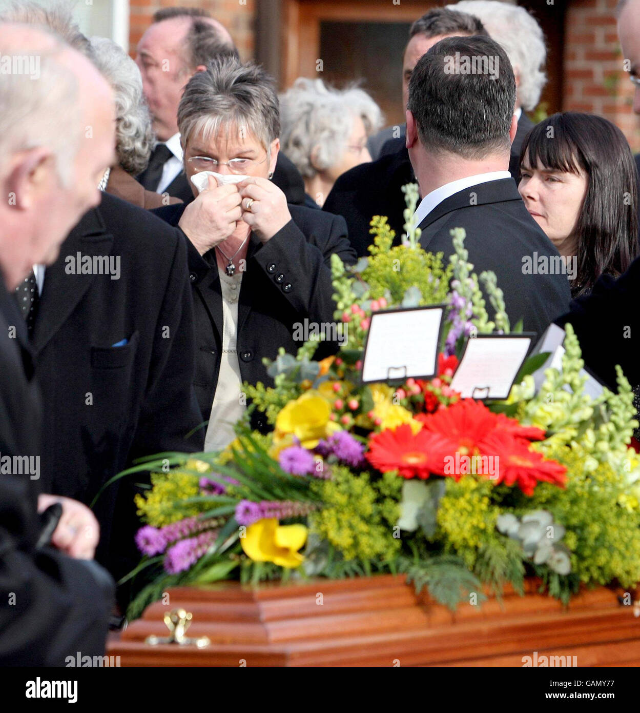 The coffin of Dickie Best, the father of George Best is removed from ...